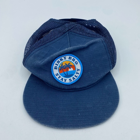 Binky Bro | Accessories | Binky Bros Blue Mesh Trucker Snapback Hat ...